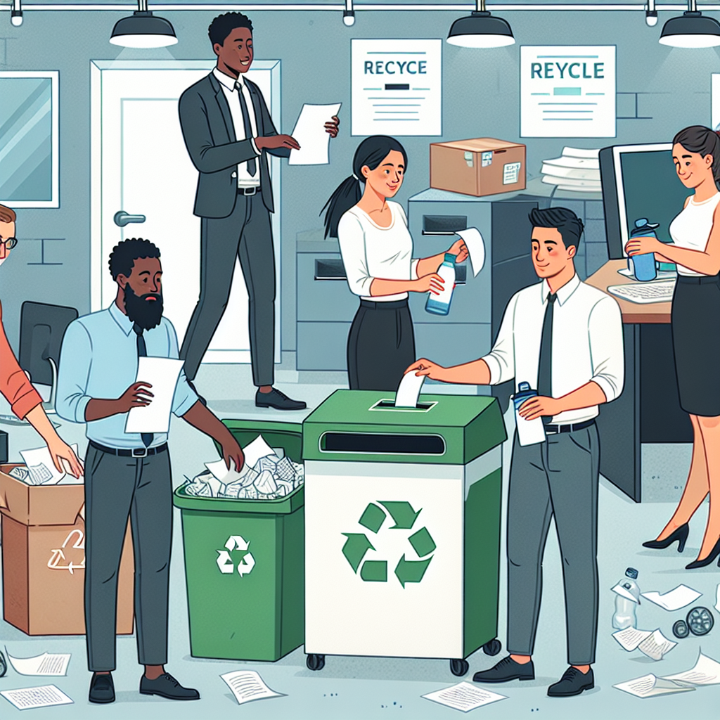 Les meilleures pratiques pour le recyclage au bureau - My Coworking Space