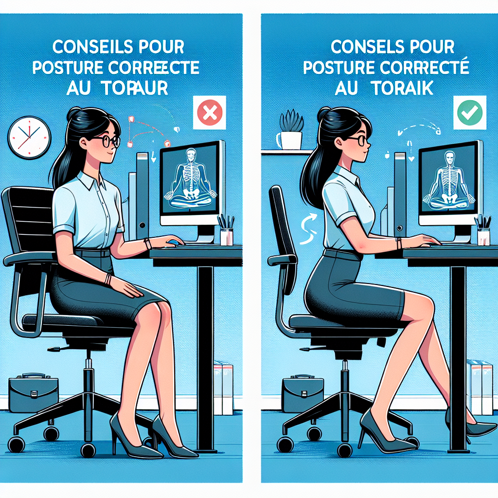 Conseils pour une posture correcte au travail - My Coworking Space