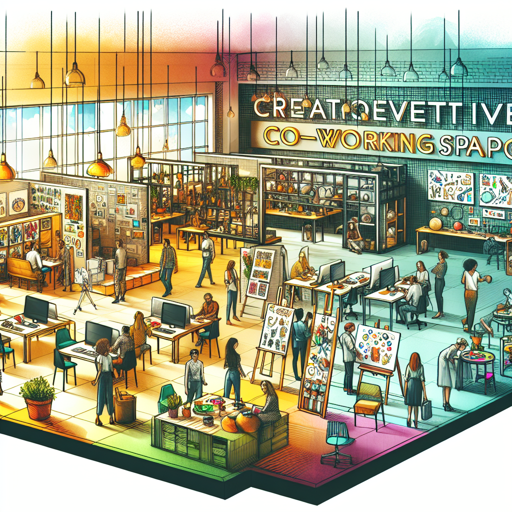 Des espaces de coworking avec des ateliers créatifs : concept et design ...