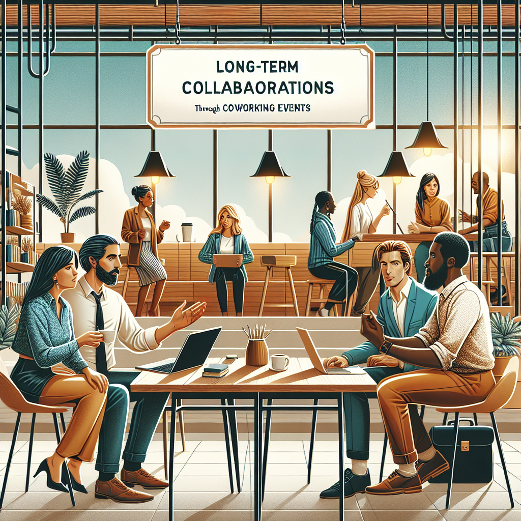 Faciliter les collaborations à long terme grâce aux événements en coworking. - My Coworking Space
